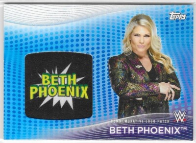 2021 Topps WWE Women's Division Blue Beth Phoenix Patch Card /25 | eBay