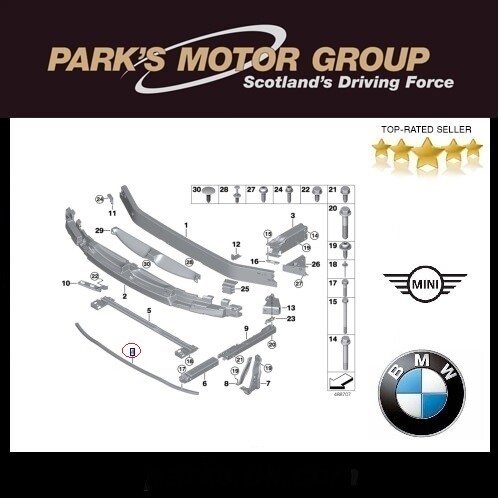 BMW 2 Series F45 F46 M Sport Front Bumper Lower Mount Genuine ...