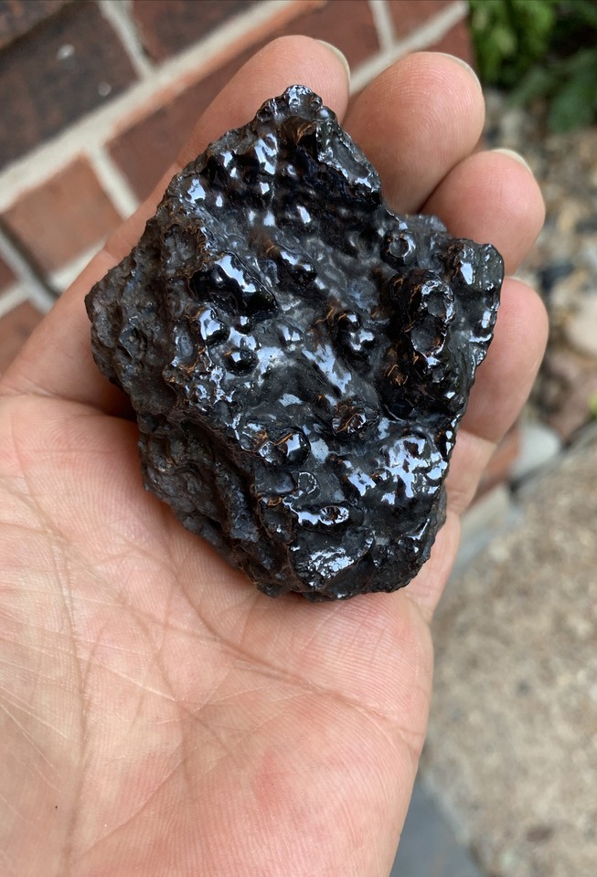 Natural Botryoidal Black Hematite Mineral Crystals From Morocco 263.3 ...