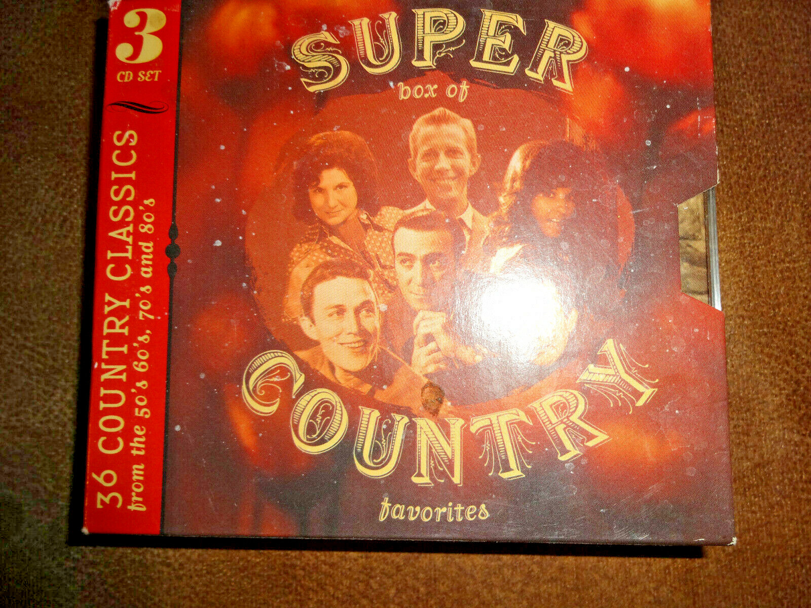 Super Box of Favorites 36 COUNTRY CLASSICS From the 50s 60s 70s & 80s 3 ...