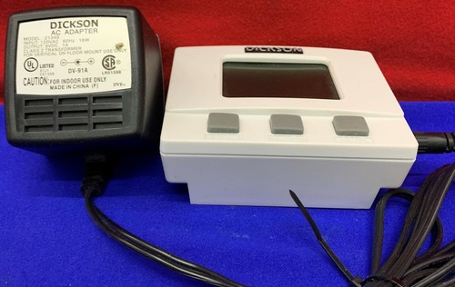 DICKSON TEMPERATURE & HUMIDITY DATA DISPLAY LOGGER TM320 NO MEMORY CARD ...