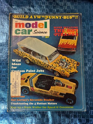 Slot Car Drag Racing Model Car and Science Magazine July 1967 | eBay