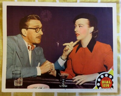 DIAL 1119 1950 MGM 11" x 14" LOBBY CARD #4 LEON AMES & ANDREA KING / NICE! | eBay