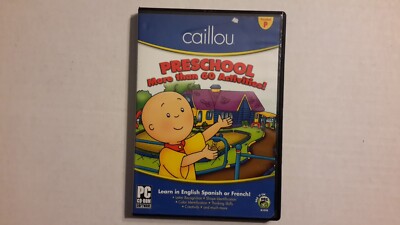 Caillou Preschool Activities PC CD-ROM | eBay