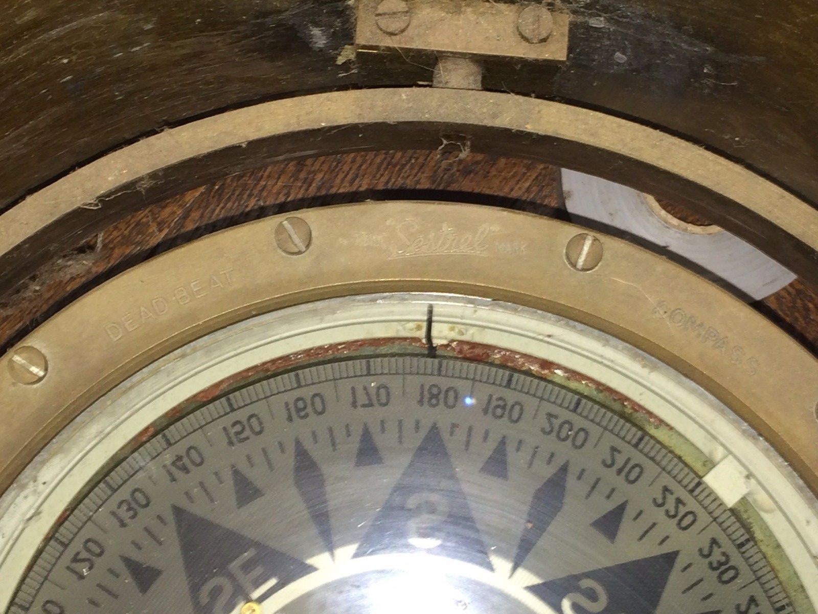 Sestrel Aft Compass Binnacle. Brass | eBay UK