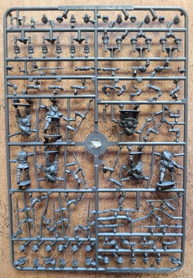 Wargames Atlantic 28mm WWI Russian Infantry (The Great War) 1914-1918 ...
