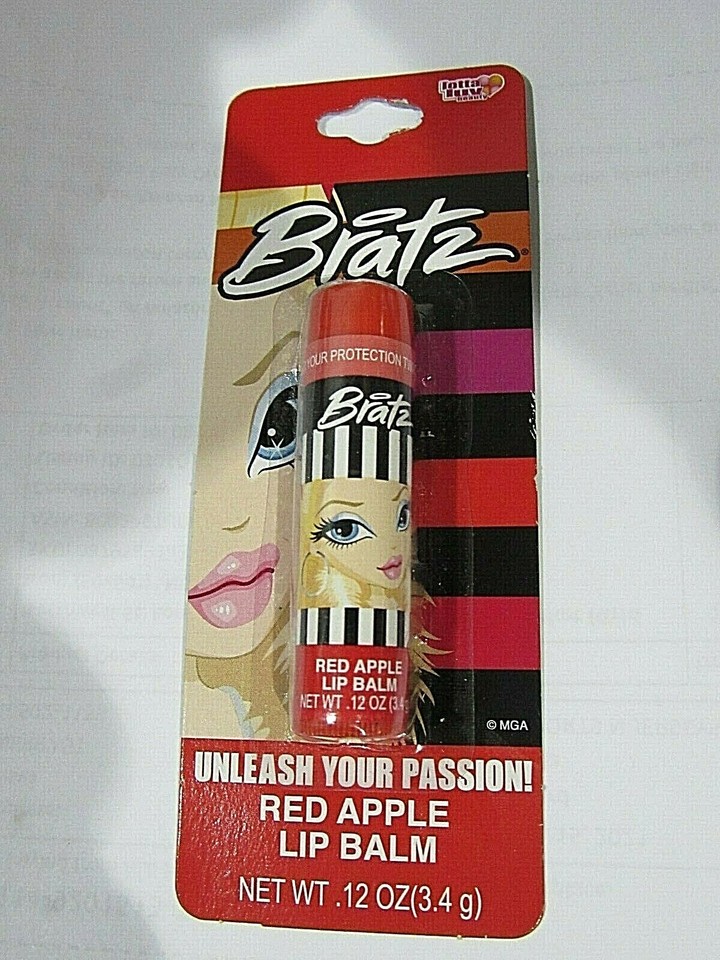 2 Bratz Unleash Your Passion Lip Balms Flavors RASPBERRY & RED APPLE ...