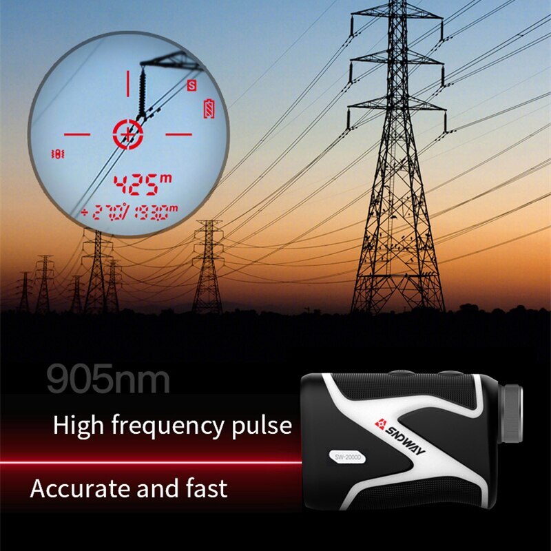 Pro Laser Range Finder 700M Sight Rifle Scope Hunting Speed Range ...