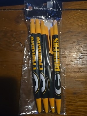 Green Bay Packers Set of 4 Cool Colors Writing Pens NEW | eBay