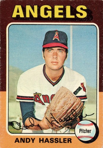 1975 Topps # 261 Andy Hassler California Angels | eBay