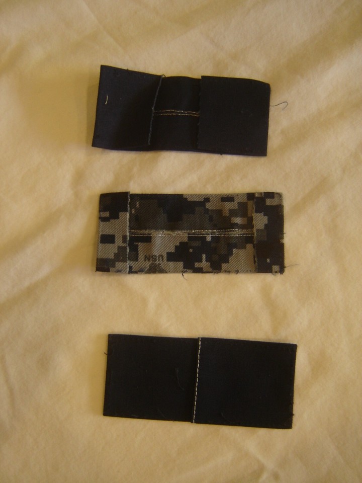U.S. Navy Fleet Marine Force 3 Patches, 2 dark blue & 1 blue Camo cloth ...