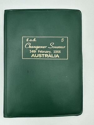 Australian £.S.D/$ Changeover Souvenir 14th February 1966 green ...