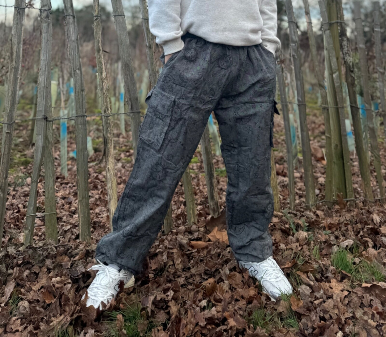 Unisex Hippie Pants | Sun & Moon print trouser| Cotton Pants | Festival ...