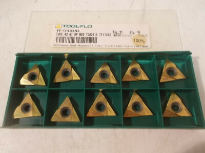 (10) NIB Tool Flo TNMC 43 NT 6P MOD T000116 TF17483 Carbide Inserts | eBay