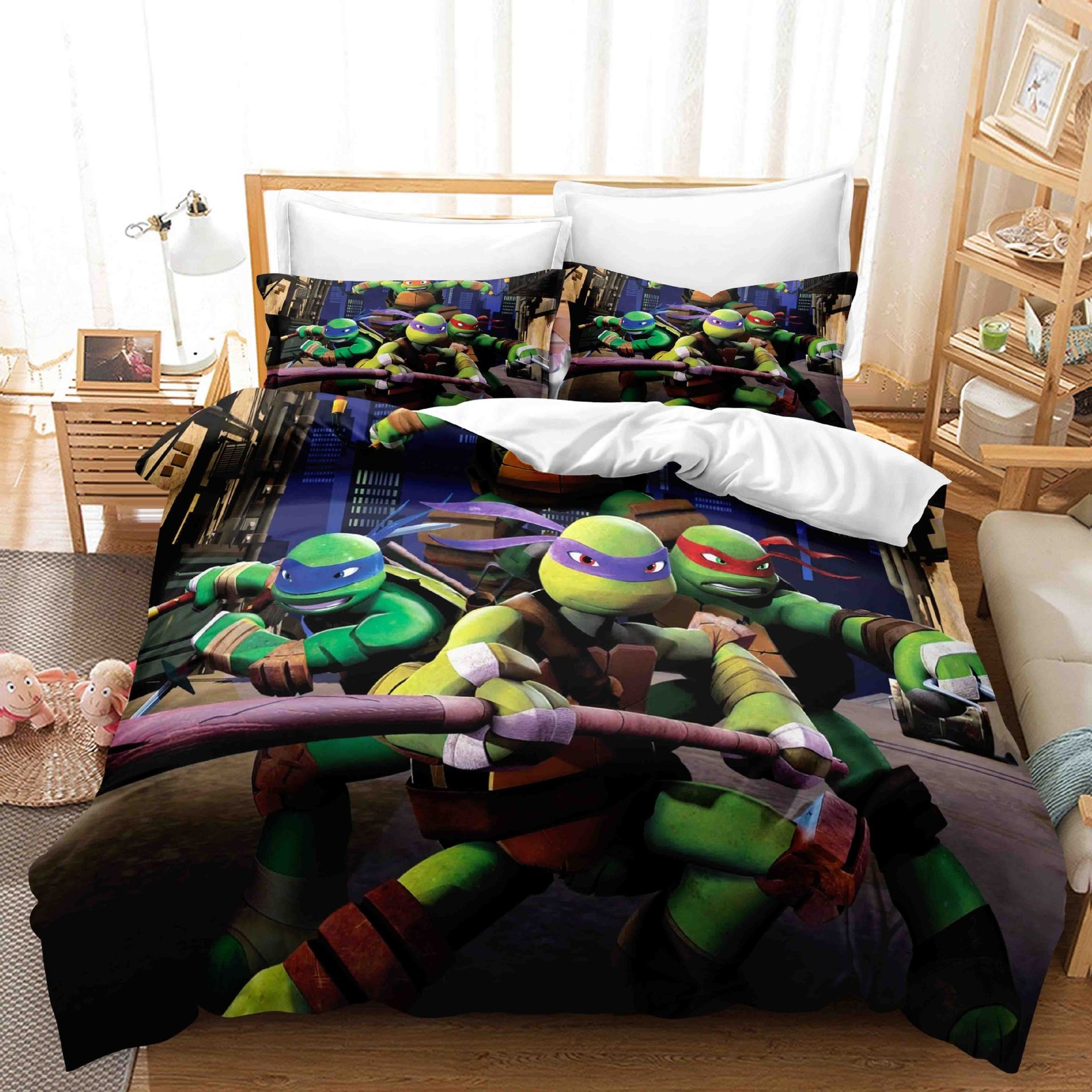 Teenage Mutant Ninja Turtles/Doona Cover/Double-sided Pillowcase ...