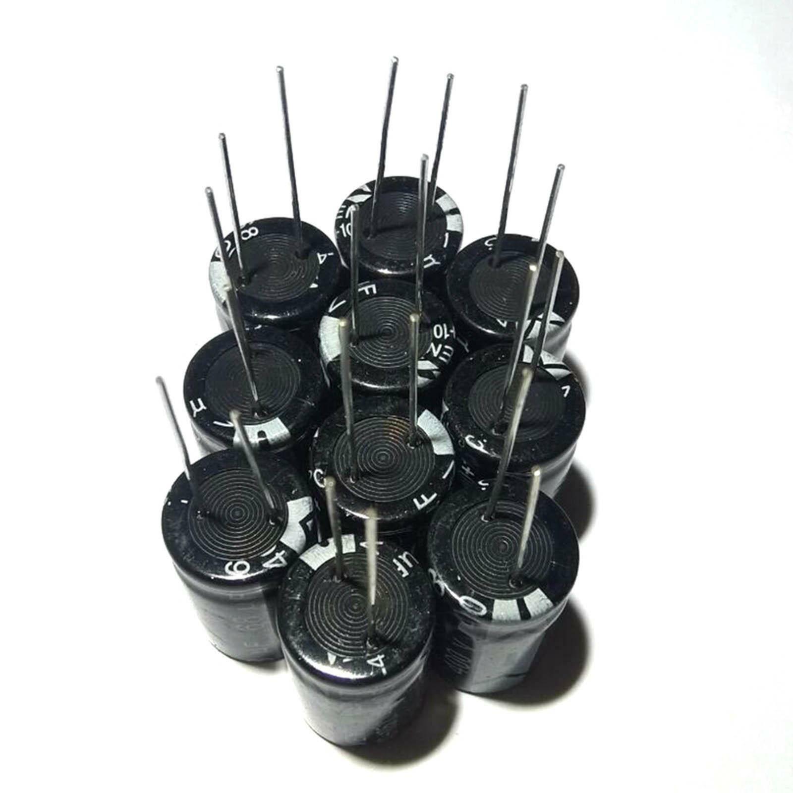 10x Electrolytic Capacitors Kit 450V Electronic Component Set ...