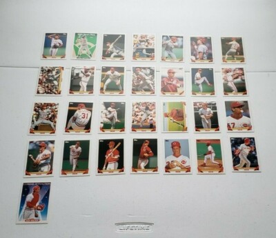 1993 Topps Cincinnati Reds 29 Carte Équipe Ensemble Nrmt | eBay