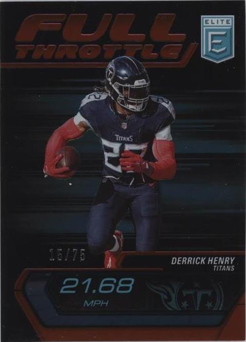 2024 Panini Donruss Elite - Full Throttle Derrick Henry #5 Red /75 for ...