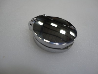 Budget Lock Cover Plate Escutcheon and Sprung Cover - 28 mm - Polished ...