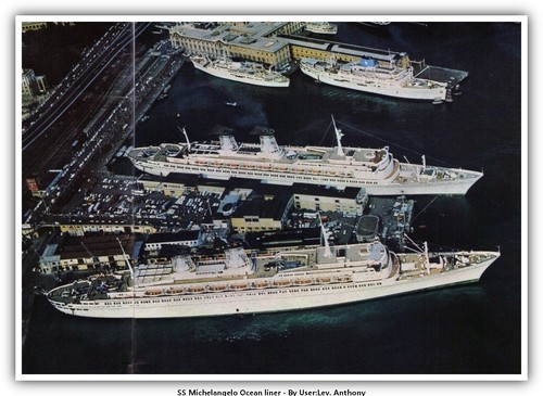 SS Michelangelo Ocean liner_issue1 | eBay