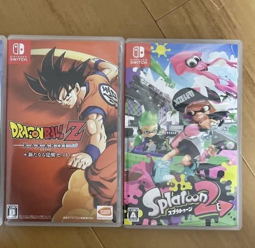 Nintendo Switch Game Bundle Dragon Ball Z Kakarot Splatoon 2 Used Games ...