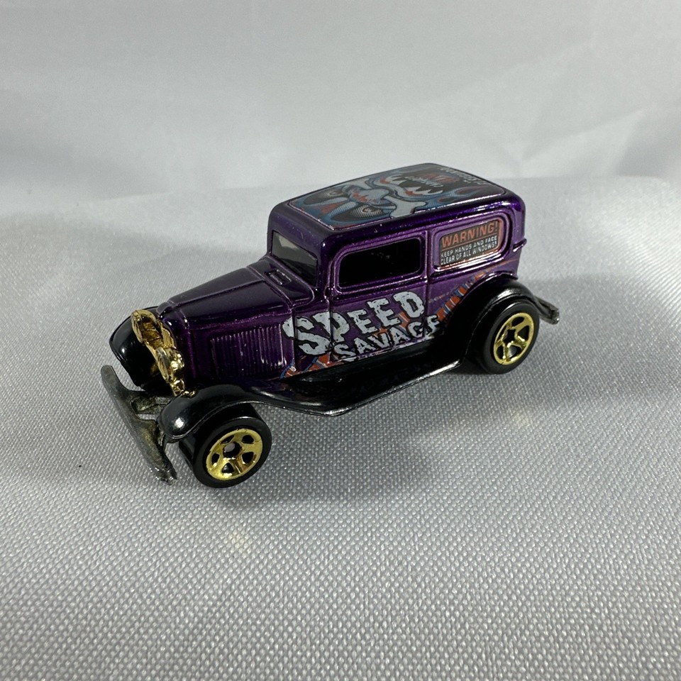 Hot Wheels '32 Ford Delivery - Speed Savage Purple 1/64 Diecast Car ...
