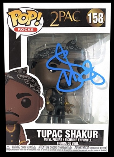 SNOOP DOGG SIGNED TUPAC SHAKUR 2PAC FUNKO POP TOY #158 WITH JSA COA HIP ...