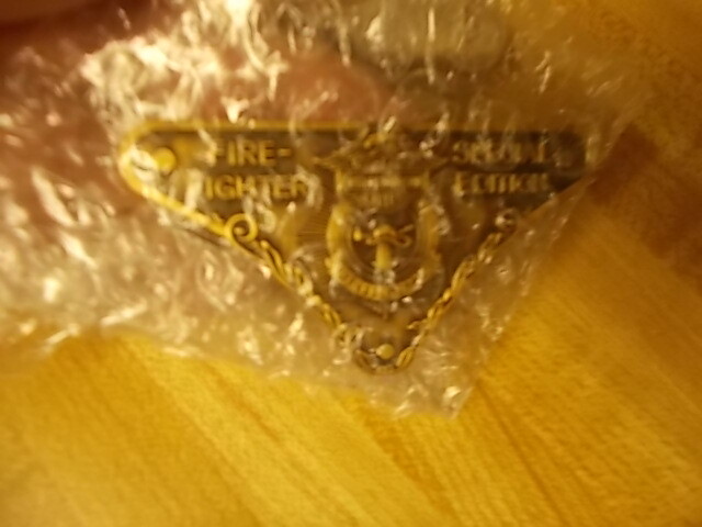 Harley Davidson Firefighter Badge