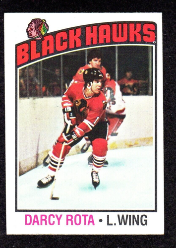 1976-77 Topps #47 Darcy Rota Chicago Black Hawks NHL Card EX/MT 12% off ...