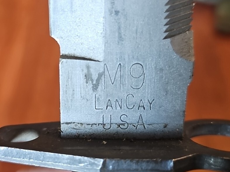 LanCay M9 Bayonet with Scabbard - No Hyphen! - First Contract - Gray ...