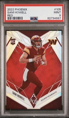 2022 Panini Phoenix Sam Howell Red Holo #/250 RC PSA 9 MINT | eBay