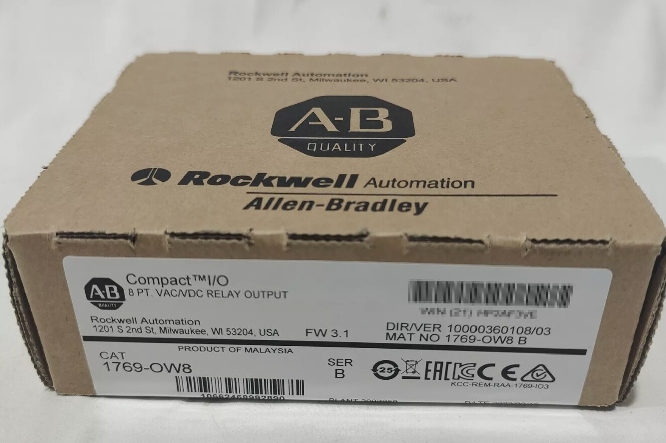 New Genuine New In Box AB 1769-OW8 CompactLogix Relay Output Module ...