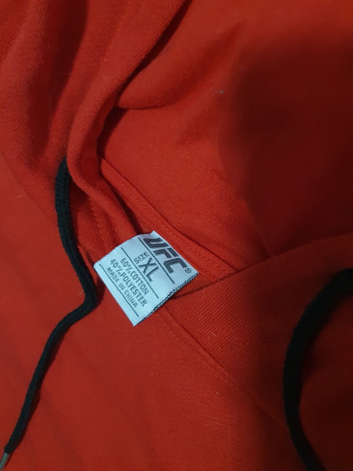 UFC JUMPER RED LAS VEGAS XL HOODIE | eBay