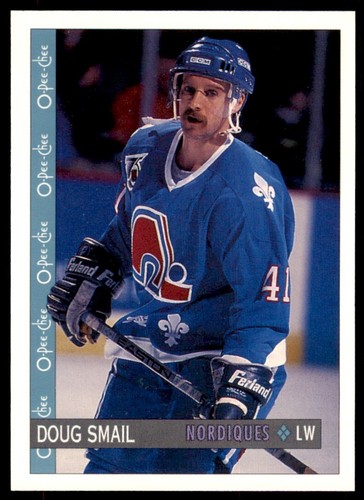 1992-93 O-Pee-Chee Doug Smail . Quebec Nordiques #196 | eBay