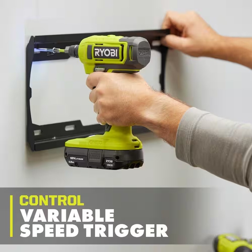 RYOBI ONE+ 18V Cordless 1/4 in. Hex Screwdriver Kit | eBay
