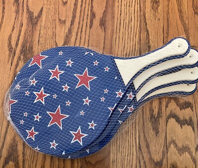TARGET PING PONG PADDLES SET OF 4 RED WHITE BLUE EC | eBay