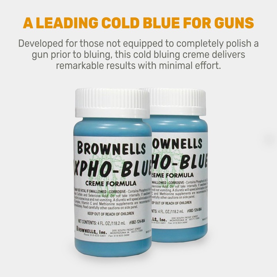Brownells Oxpho-Blue Creme Gun Blue, Cold Bluing Solution, Gunsmithing ...