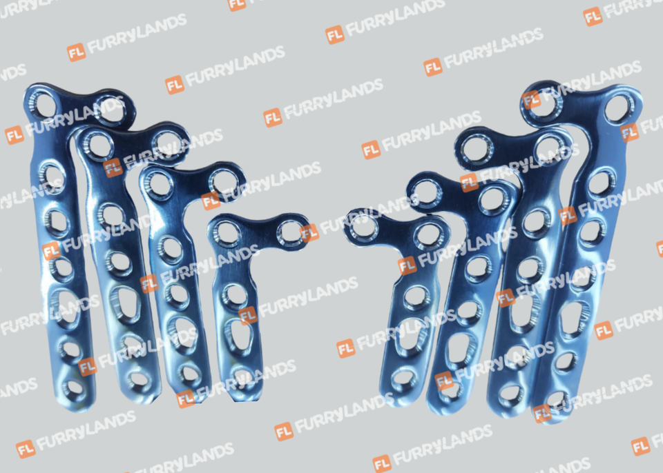 2.7mm Locking Dorsal Dístal Radius L Plates 3–6 Holes with Screws – 65 ...