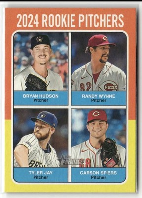 2024 Topps Heritage High Number #614 ROOKIE PITCHERS HUDSON WYNNE JAY ...