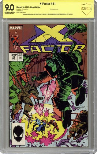 X-Factor #21 CBCS 9.0 SS Shooter/Louise Simonson/Walt Simonson 1987 | eBay