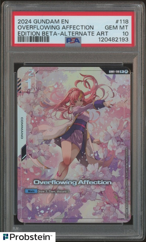 2024 Gundam En Edition Beta-Alternate Art #118 Overflowing Affection ...