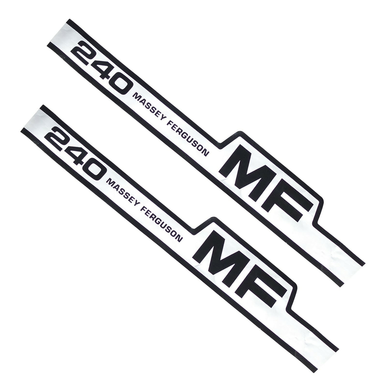 Massey Ferguson 240 Tractor Bonnet Side Decal Emblem Sticker Set of 2 ...