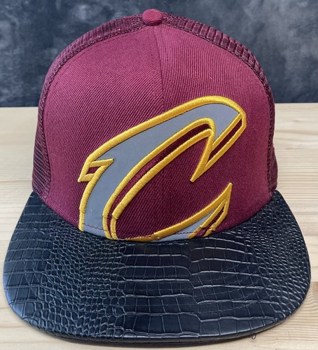 NBA Cleveland Cavaliers New Era 9fifty Hat Maroon With Large Logo ...