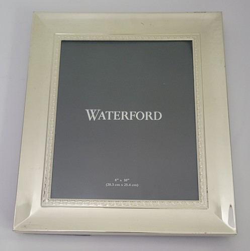 Waterford LISMORE LACE PLATINUM 8 x 10 - SILVER Photo Picture Frame A2 ...