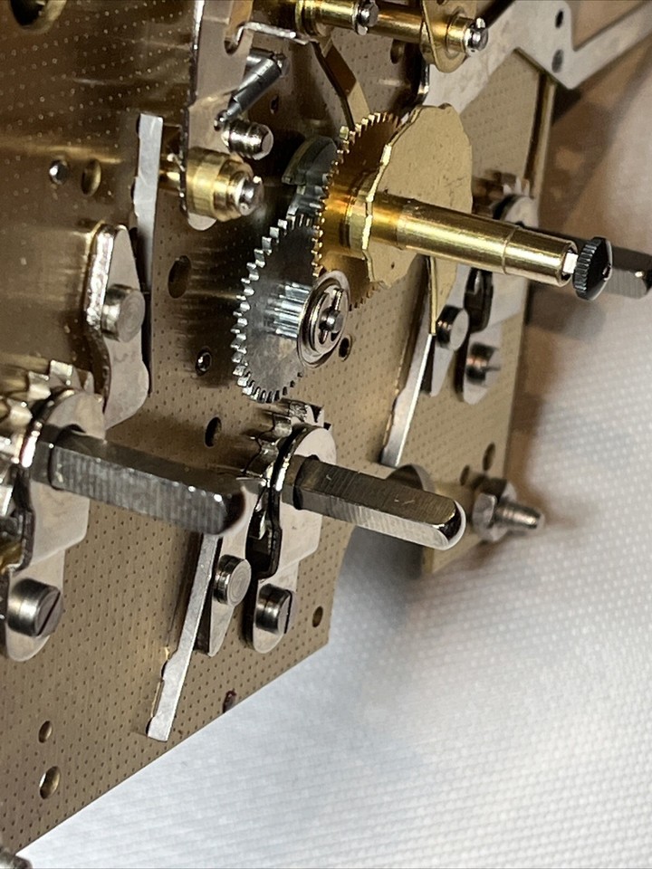 NOS Hermle Reguladora 1451-050 43cm Triple Chime Clock Movement FOR ...