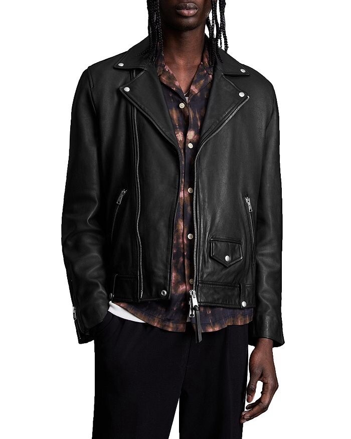 AllSaints Leather Biker Jacket XS Mens NEW | eBay AllSaints Leather Biker Jacket XS Mens NEW | eBay