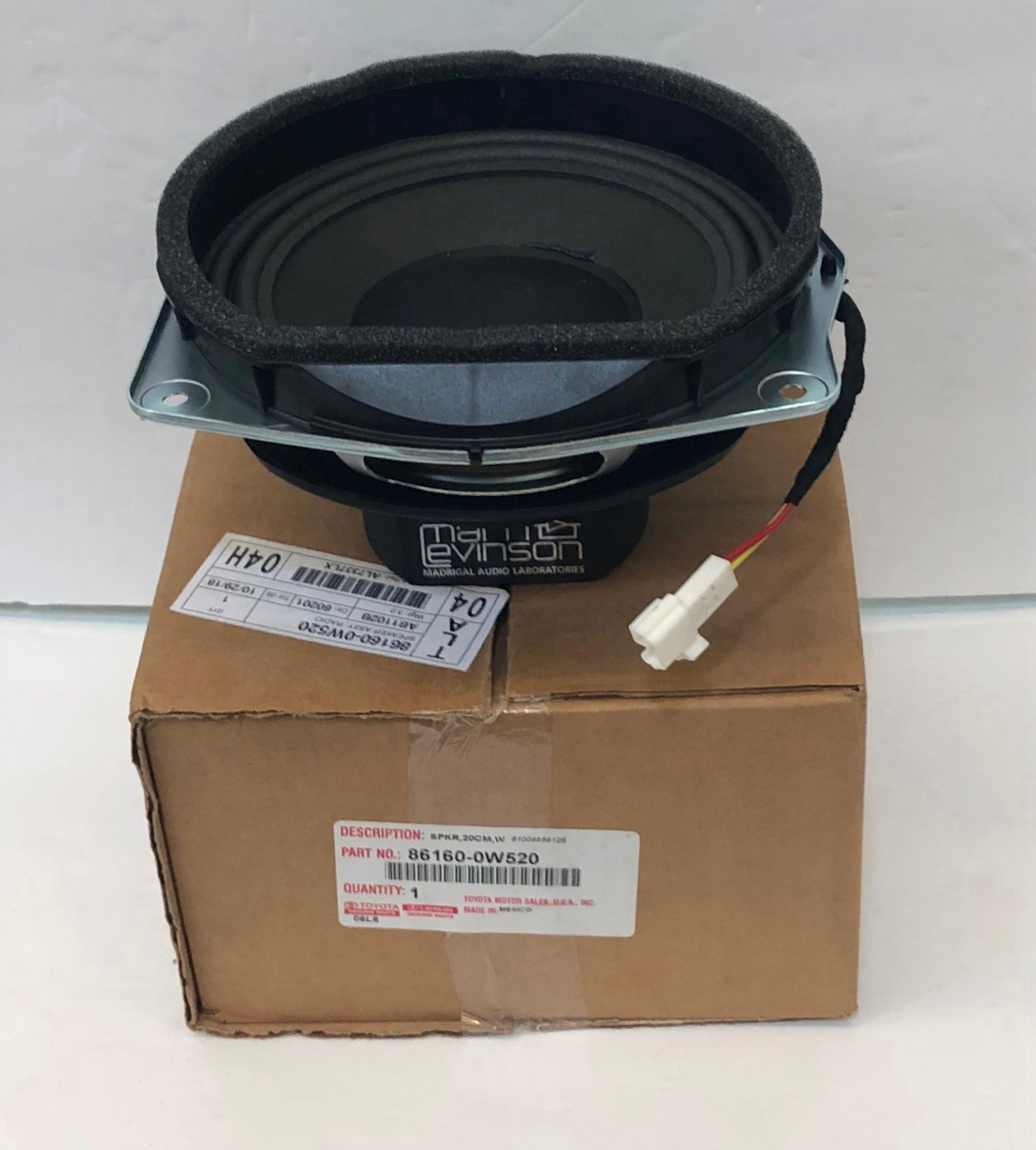LEXUS OEM FACTORY REAR SUBWOOFER SPEAKER MARK LEVINSON 2002-2006 ES300 ...