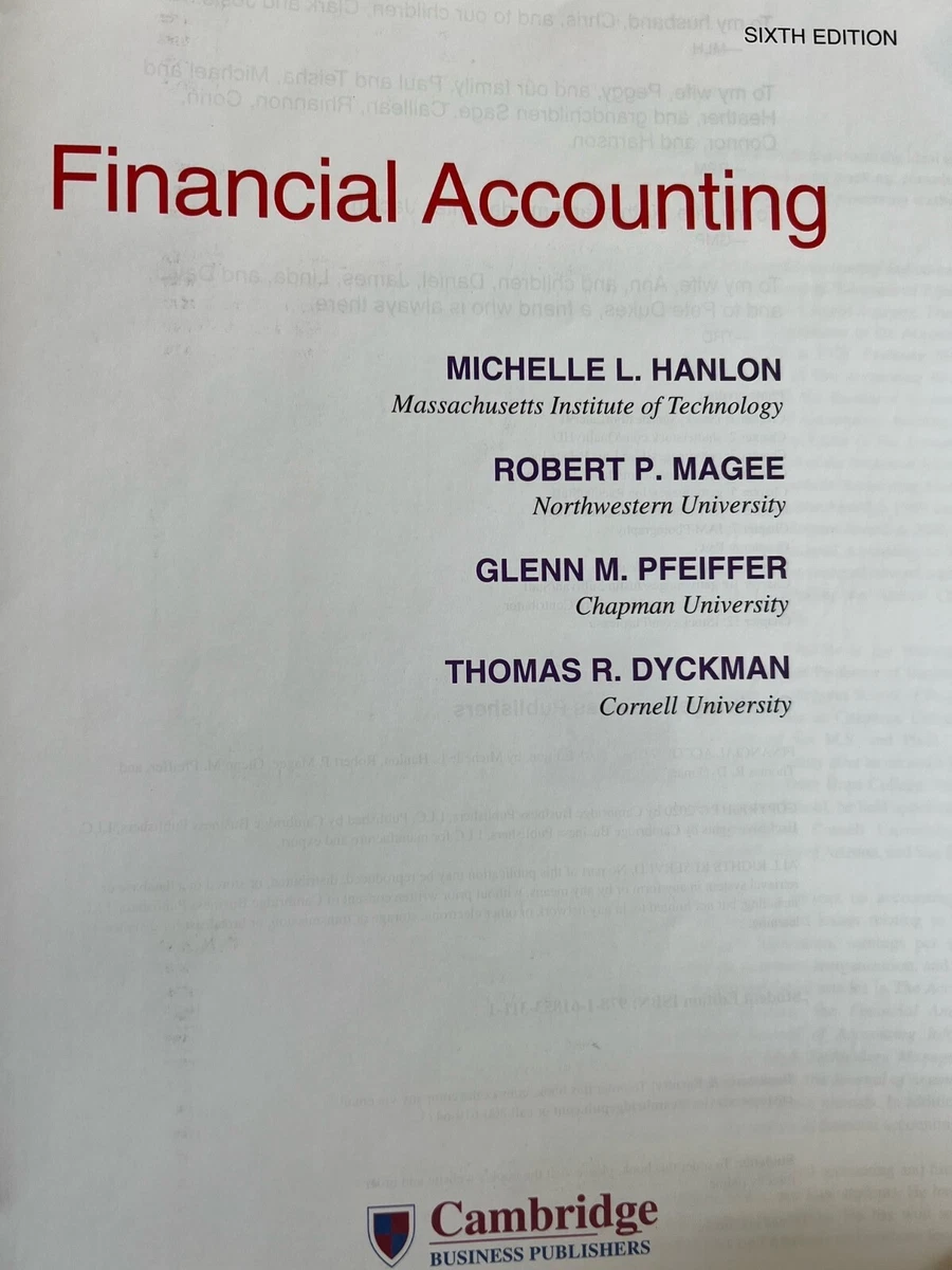 Financial Accounting Textbook