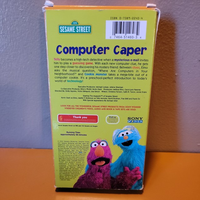 Sesame Street - Computer Caper (VHS, 2002) for sale online | eBay