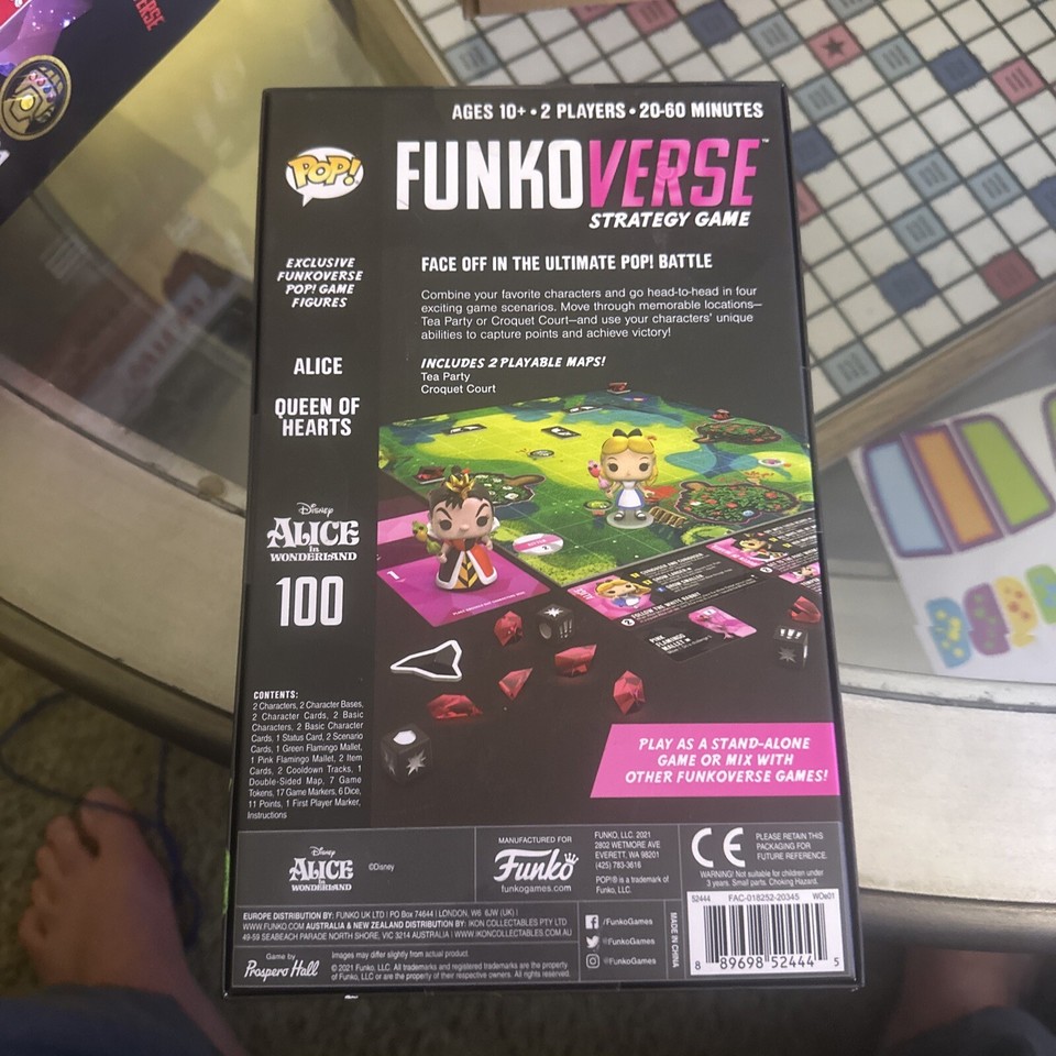 Funkoverse Alice In Wonderland Disney Strategy Game FUNKO POP 2021 ...